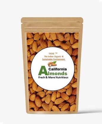 TIOSE Premium Raw California Almonds Whole | More Delicious & Better |Refill pack Almonds Price ...