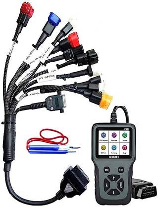 RG OBD V311 Scanner with 11 Connector All Bs6 Bike OBD Cable OBD ...