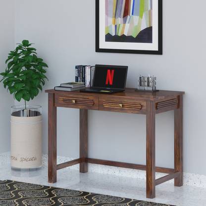 Flipkart Perfect Homes Solid Wood Study Table Price in India - Buy Flipkart Perfect Homes Solid ...