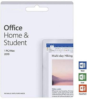 MICROSOFT Office Home and Student 2019 (Lifetime ) One-time purchase ...