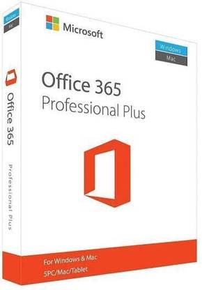 MICROSOFT Office 365 Professional Plus For 5 Users/PC (Lifetime ...