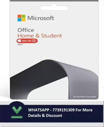 MICROSOFT Office Home & Student 2021 (Lifetime Validity) Activation Key ...