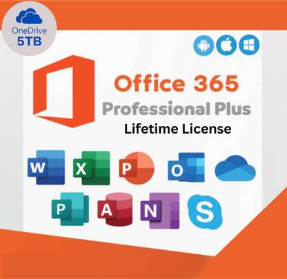 MICROSOFT Office 365 Pro Plus For 5 Users/PC (Lifetime 365 License ...