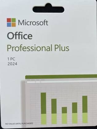 MICROSOFT OFFICE LTSC PROFESSIONAL PLUS 2024 (LIFETIME VALIDITY, 1 PC) ACTIVATION KEY CARD ...