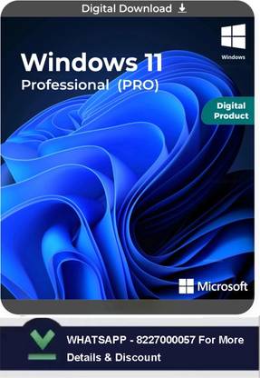 MICROSOFT Windows 11 Pro and Office Professional Plus 2024 64/32 Bit (1 ...