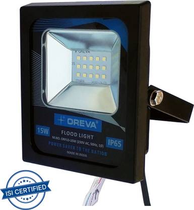 OREVA 15w white flood light regular series pack of-01 Flood Light ...