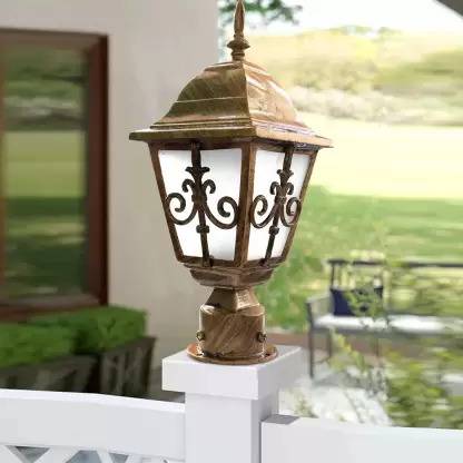kiyah Lights Traditional Outdoor Gate Lights Cast Aluminium for House ...