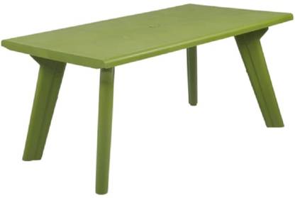 Supreme Bison Dining Table (6 Seater) Plastic Outdoor Table Price in ...
