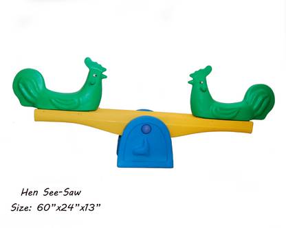 PLAYTOOL Hen See-Saw Rocker For Kids - Hen See-Saw Rocker For Kids ...