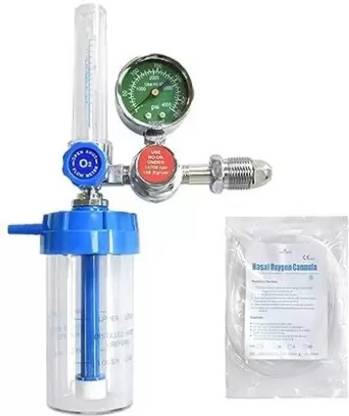 Alexera OXYGEN FLOW METER REGULATOR AND HUMIDIFIER BOTTLE WITH OXYGEN ...