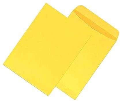K M Packaging Yellow Paper A4 Size Envelope Poly Laminated inside ...