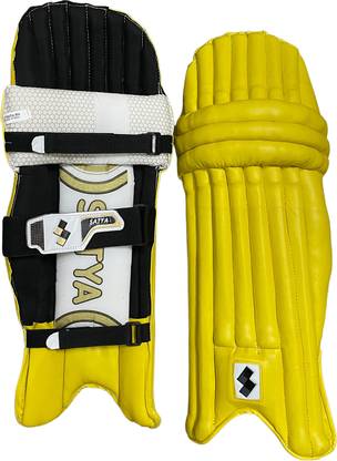 Satya Cricket Leg Pad for Men, Leather PVC Comfortable and Protective ...