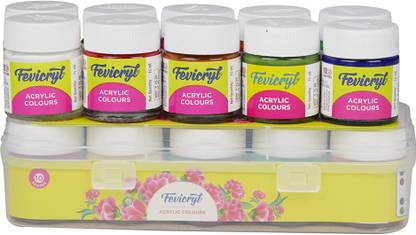 Flipkart.com | Pidilite Fevicryl Acrylic Color set of 10