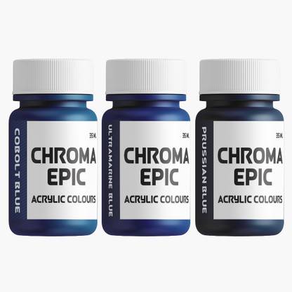 Flipkart.com | chroma Epic - Cobolt Blue, Ultramarine Blue, Prussian ...
