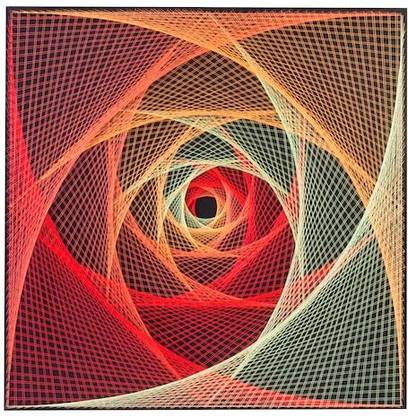GLSTRINGART Gl string art Sacred Geometry String Art Magic Eye trade ...