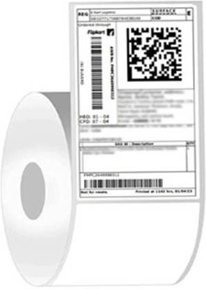 OneTech 75MM*125MM (3x5 DT ROLL) THERMAL BARCODE STICKER SELF ADHESIVE ...