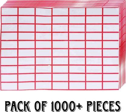 Lamina Collections Blank Sticker 1000 Pieces Price Tag Label Sticker ...