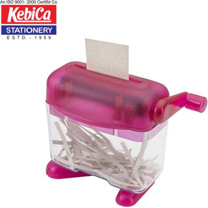 Kebica Paper Shredder Specially Made for Kids and School Pink with Tiny ...