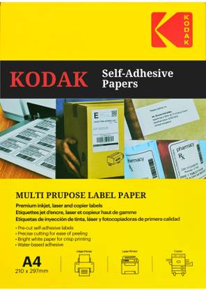 Flipkart.com | Kodakk ST1 Sticky Label A4 157 gsm A4 paper - A4 paper