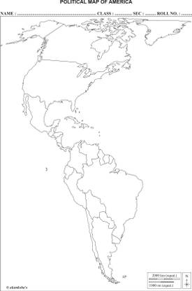 Flipkart.com | akanksha's Political Map of America (50 Sheets) Blank A4 ...