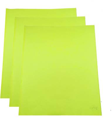 Flipkart.com | CRAFTWAFT YELLOW MATT FLUORESCENT NEON LARGE CRAFT SHEET ...