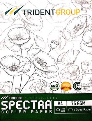 Flipkart.com | Trident Spectra Spectra Copier/Printing Paper A4 75 gsm ...