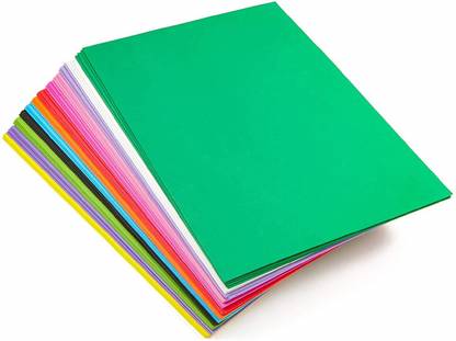 Flipkart.com | Eclet 90 gsm 100 sheet 10 sheet x 10 neon colour art and ...