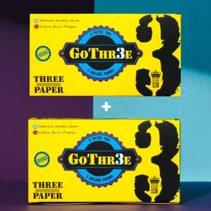 Flipkart.com | CAPTAIN GOGO THR3E Paper with THR3E Filter Unruled King ...