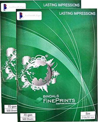Flipkart.com | BINDALS FinePrints UNRULED A4 70 gsm A4 paper - A4 paper