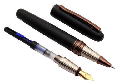 Ledos Matte Black Metal Body Fountain Pen - Buy Ledos Matte Black Metal ...