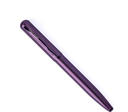 CARLTON LONDON Glossy Purple Ballpoint Pen Premium Cap Pen with Smooth ...