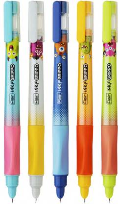 FLAIR Inky Series Grippo Liquid Ink Fountain Pen Blister Pack ...
