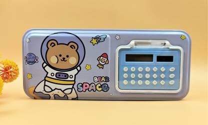 Flipkart.com | Paper Bear Pencil Case with Calculator Calculator ...