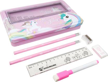 Flipkart.com | Parteet Metal Pencil Box Metal Pencil Box for kids Art ...