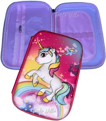 Flipkart.com | Taufa Villa Unicorn Pencil Boxes for Girls Large ...