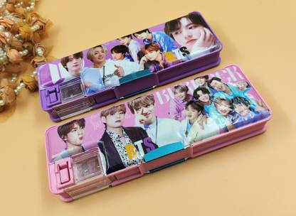 Flipkart.com | Paper Bear BTS BTS Art Plastic Pencil Boxes - Box