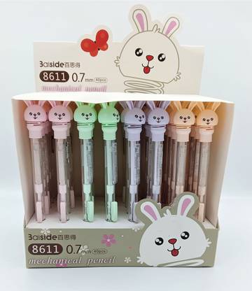 Flipkart.com | Ikshu Rabit Shape Fancy Mechanical Pencil 0.7 MM Lead ...