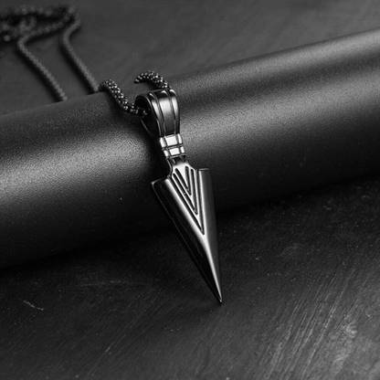 Whitechimes Spearpoint Black Arrow Head Cross Crucifix Crown Design ...