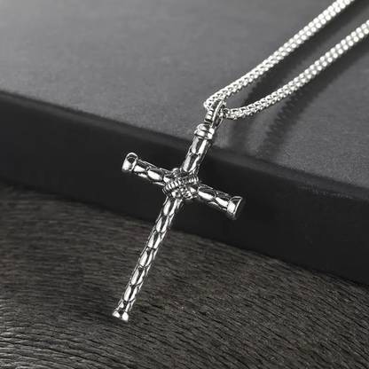 TrendyCare Christian Jesus Cross Pendant for Men/Boy Stylish Biker ...