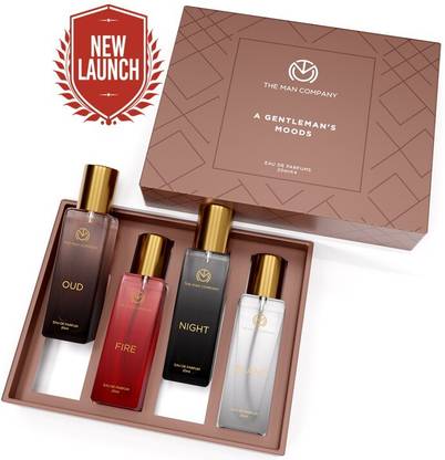 THE MAN COMPANY Blanc, Night, Fire & Oud 20ml Perfume Gift Set|A ...