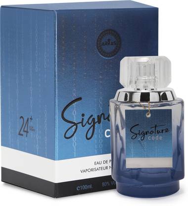 Buy ARRAS Signatur Code Blue Eau de Parfum - 100 ml Online In India ...