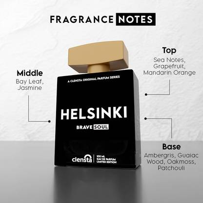 Buy Clensta HELSINKI Brave Soul Perfume, EDP, Premium Luxury Lasting ...