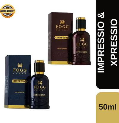 Buy FOGG Scent Impressio & Xpressio EDP Perfume for Men 50ML Each (Pack ...
