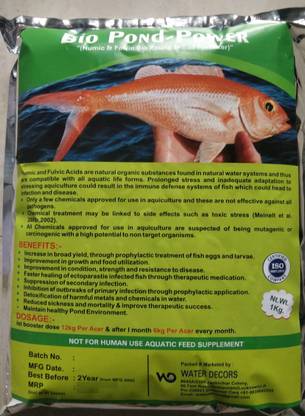 Bio Pond-Power Humic and Fulvic Based Pond and Soil Fertilizer Fish ...