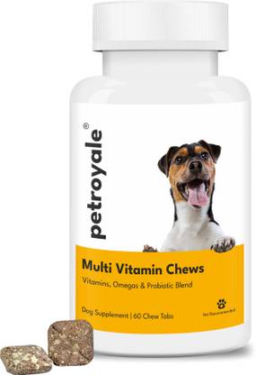 Petroyale Dog Multivitamin Tablet | Pet Health Supplement | Dog Bone ...