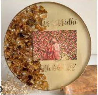 Brightfashion resin art name frame with varmala 12 inch resin ...