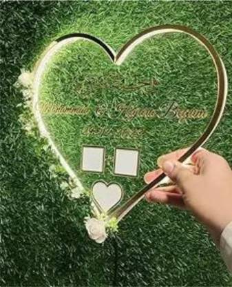 inventoo Couple Thumb Impression Gift Wedding Heart Shape Thumb Print ...