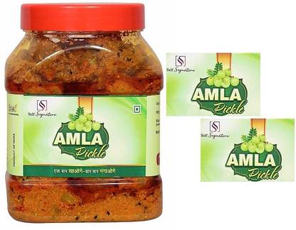 self signature Homemade Fresh & Natural Organic Amla Pickle Gooseberry ...