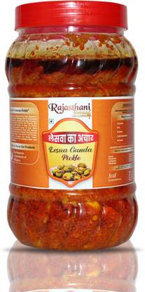 Rajasthani Swaad Lesua Gunda Pickle Homemade Lasode Ka Achar Marwadi ...
