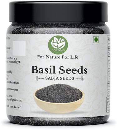 go vegan BASIL SEEDS, SABJA SEEDS, FALOODA, TAKMARIYA Seed Price in ...